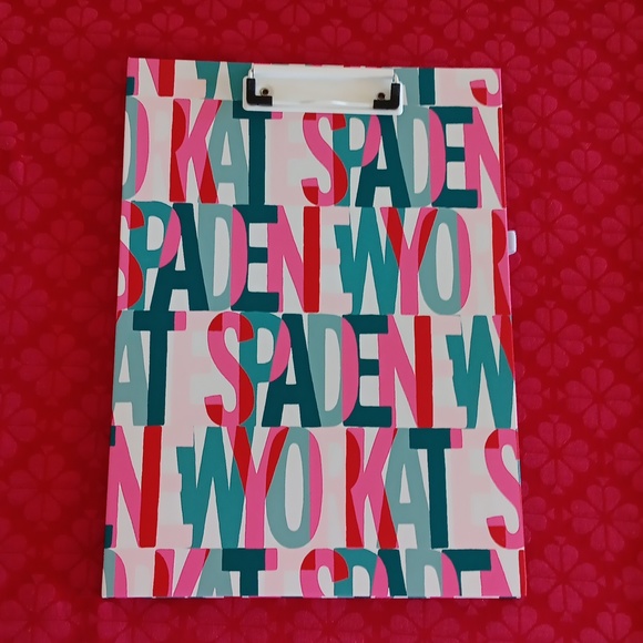 kate spade | Office | Kate Spade Layered Logo Clipboard Folio | Poshmark